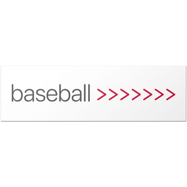 Baseball >>>>>>> Bumper Sticker - RotoWear
