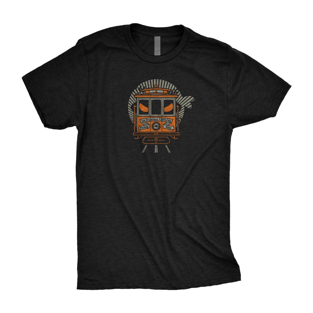 Pitching Ninja Shirt (Cable Car Edition) | Original RotoWear Design