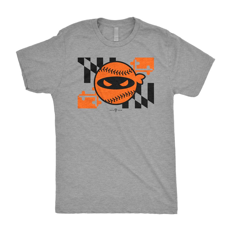 Pitching Ninja Shirt (Maryland Edition) | Original RotoWear Design