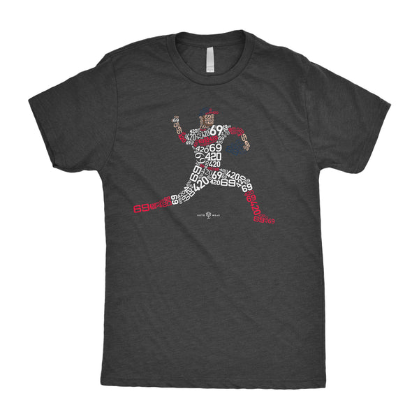 Nice Pitching T-Shirt | Cleveland Baseball Inspired RotoWear Design