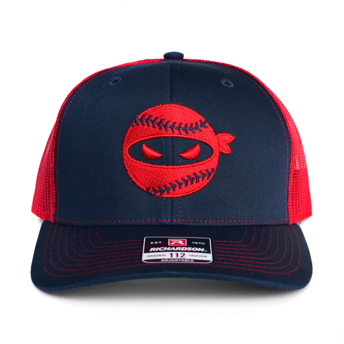 Pitching Ninja Trucker Hat (Varsity Edition) - RotoWear