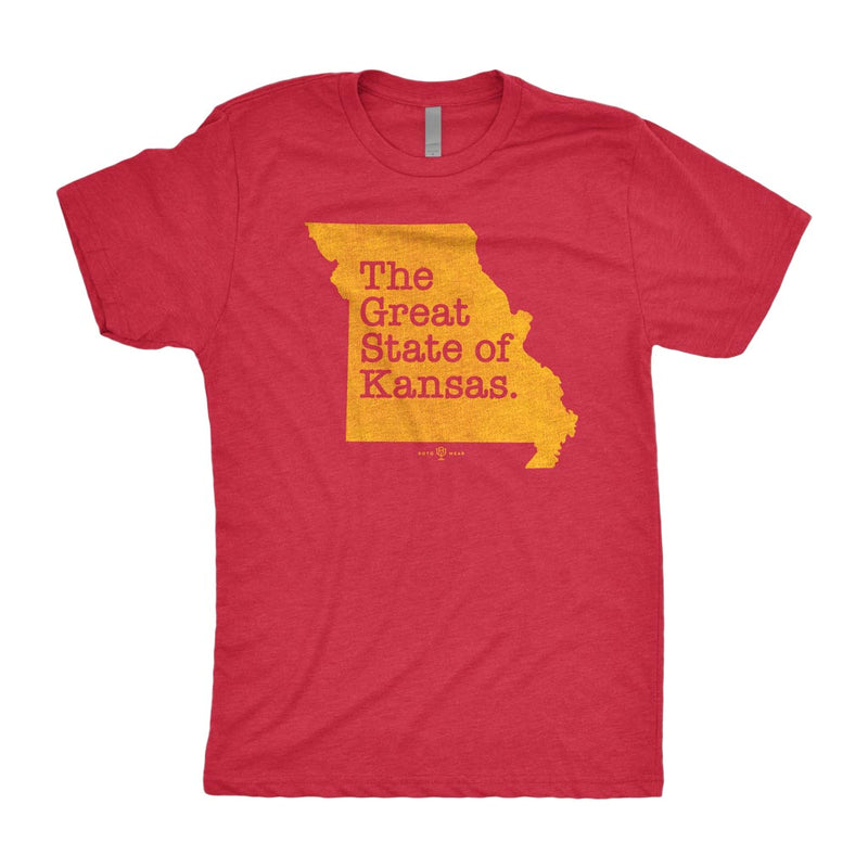 The Great State Of Kansas Shirt | Kansas City Original RotoWear Design